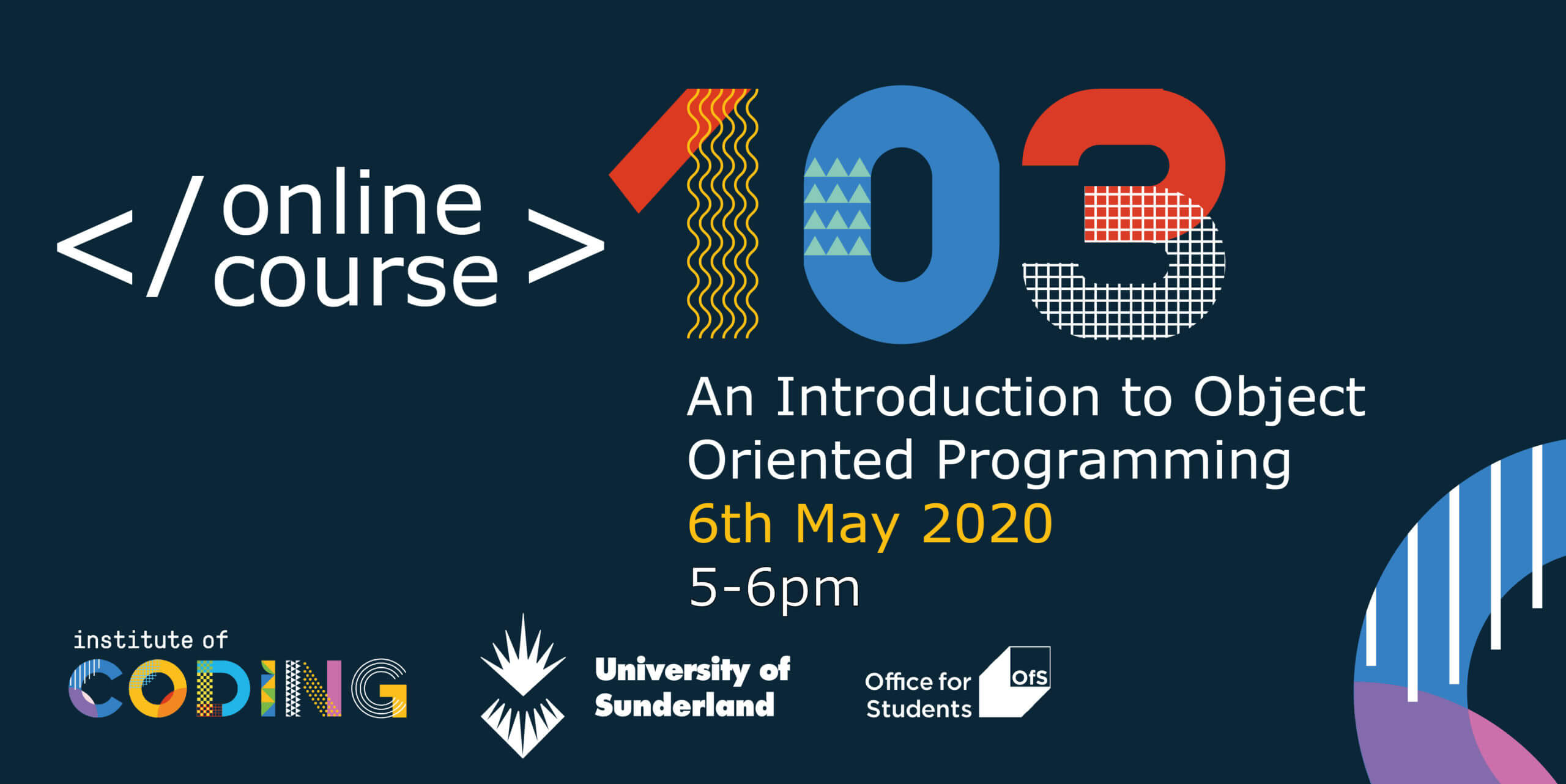 Coding 103 – An introduction to Object Oriented Programming - Institute ...